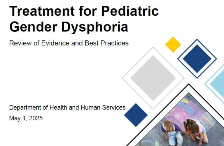 HHS Releases Report on Harms of ‘Transgender’ Medical Interventions for ...